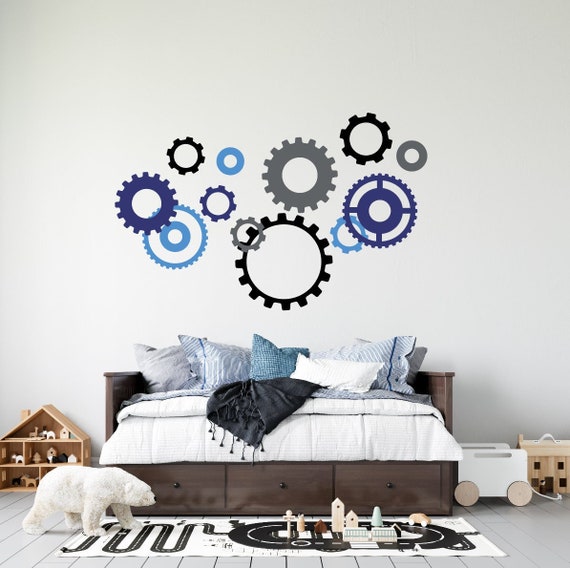 Robot Decals For Wall Rockin Robots Wall Decal Set Robot Wall Decal