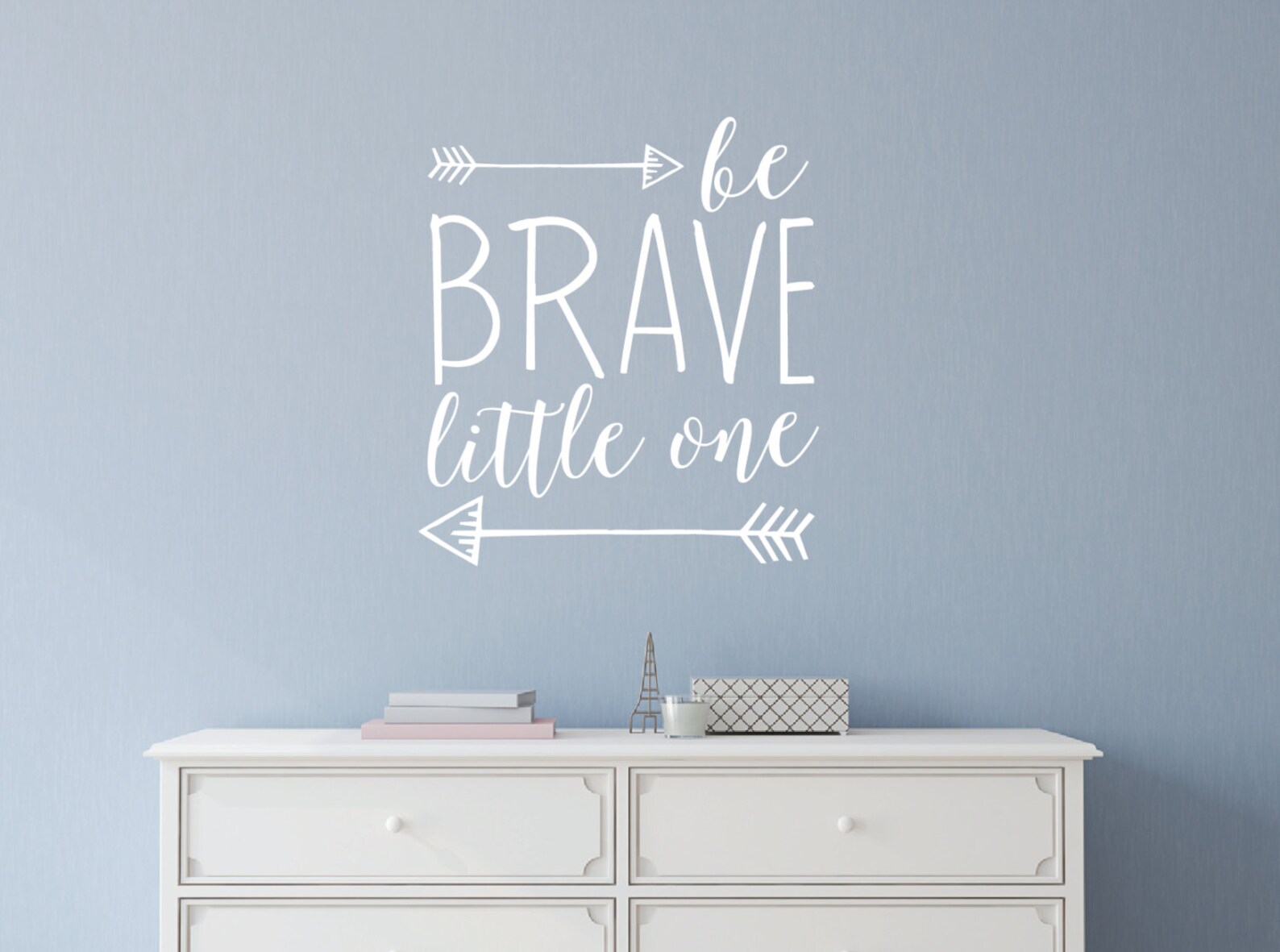 Be Brave Decal for Nursery Wall Saying Arrow Wall Decor for - Etsy