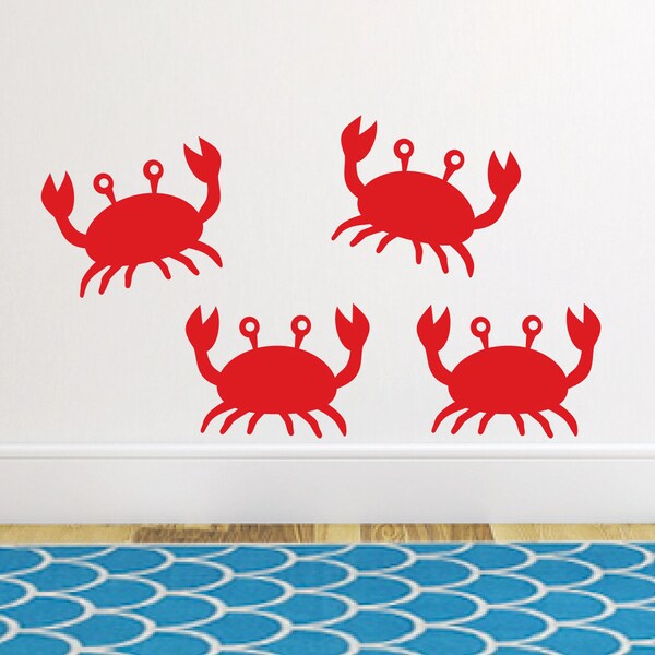 Crab Wall Decal - Etsy