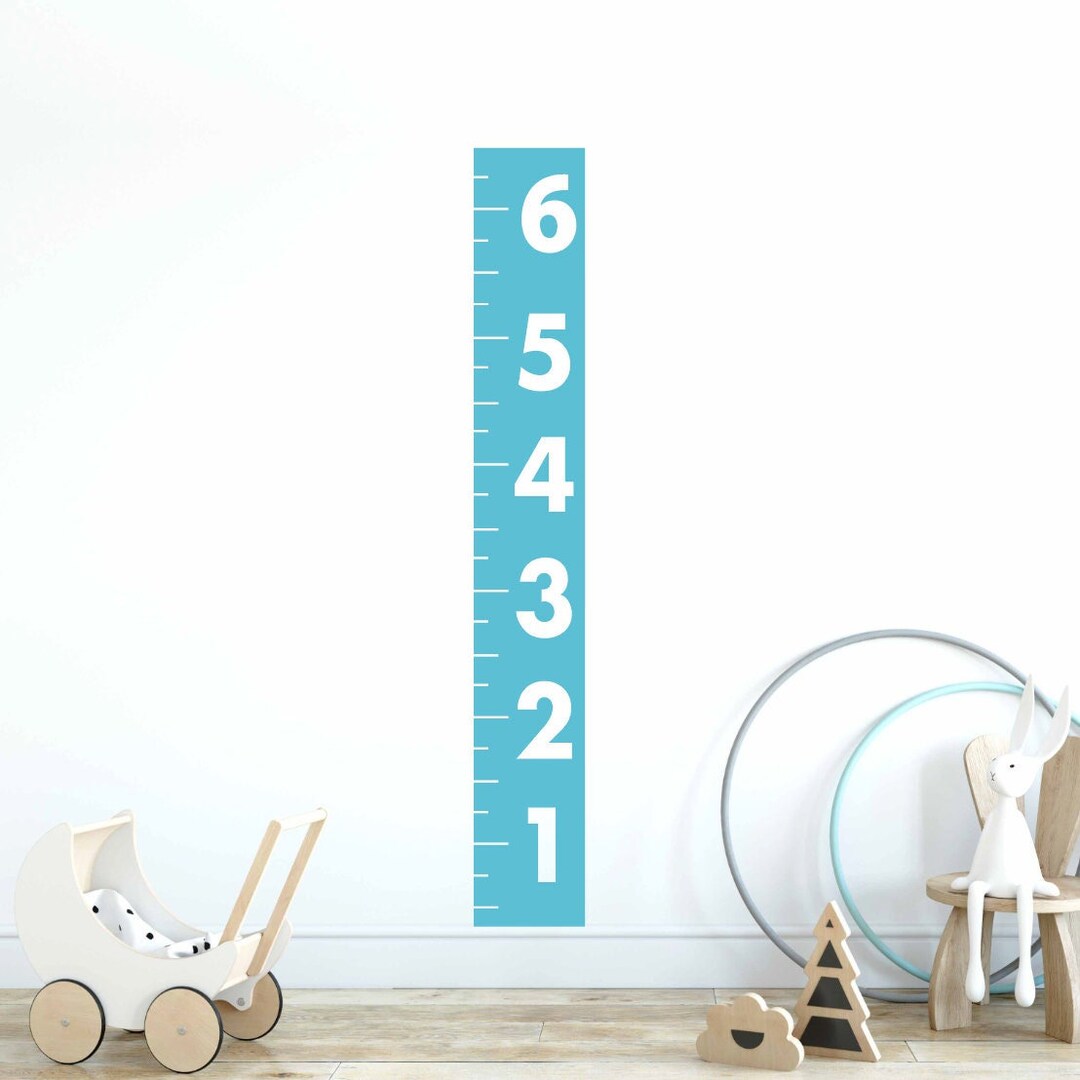 Ruler Growth Chart Wall Decal Children's Measuring Stick - Etsy