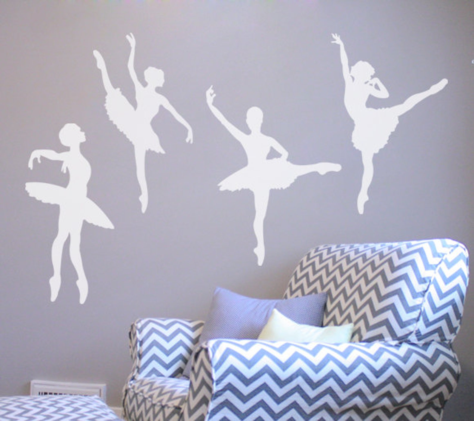Ballerina Wall Decals Dance Wall Decals Ballerina Dancer - Etsy