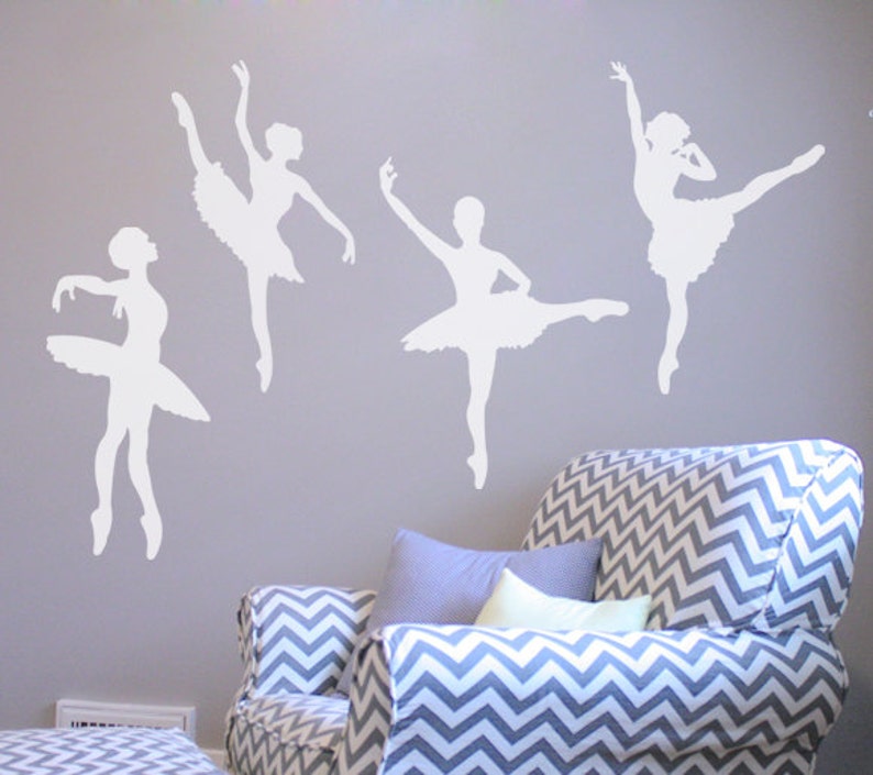 Ballerina Wall Decals Dance Wall Decals Ballerina Dancer - Etsy
