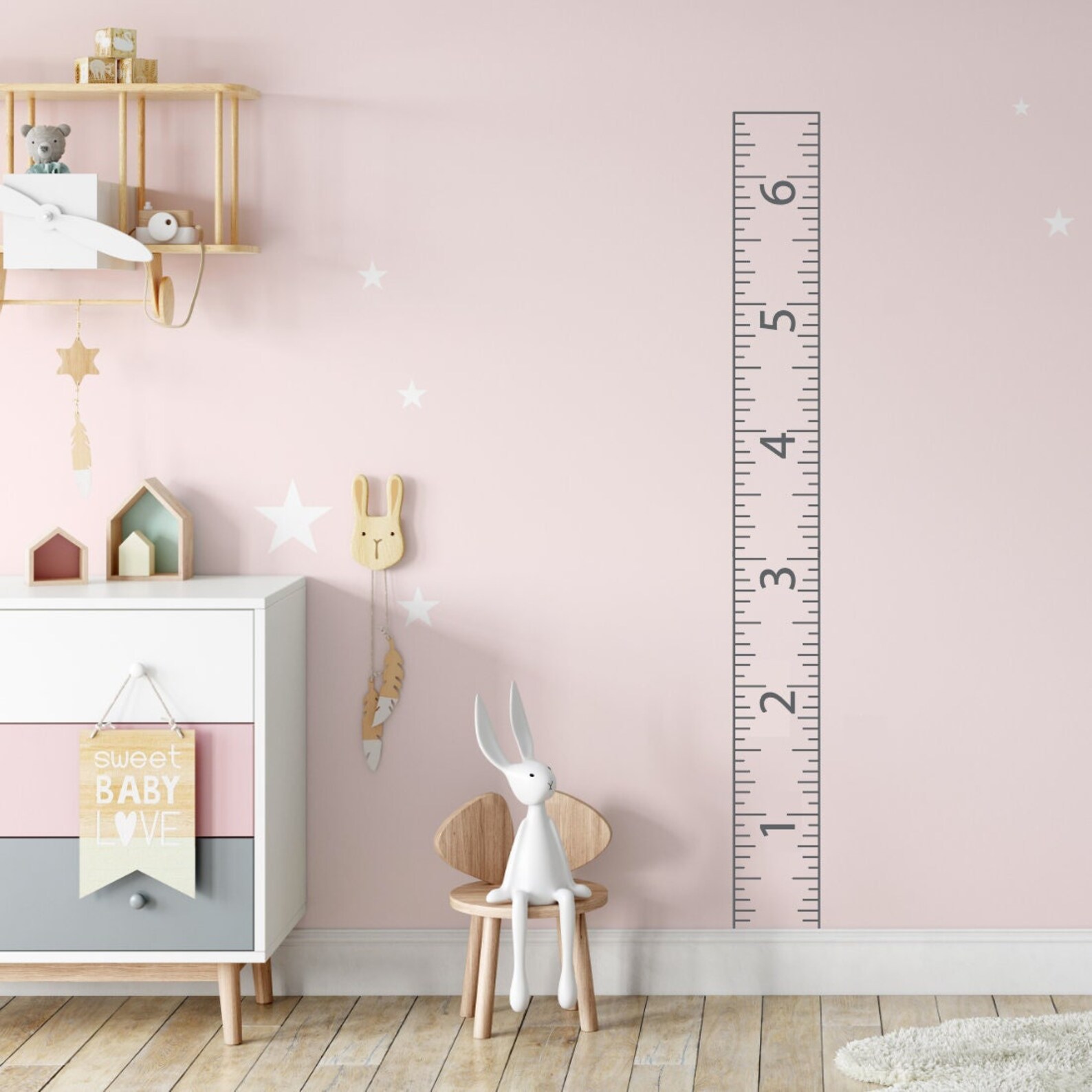 Kids Height Chart Growth Chart Ruler Wall Measuring Tape - Etsy