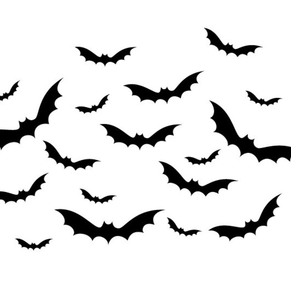 Bats Decals - Etsy