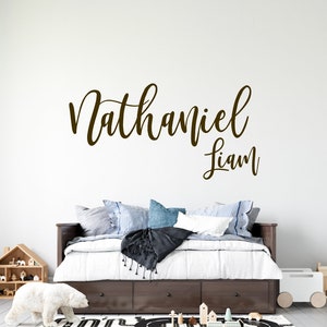 Boy Name Sign for Nursery Walls, Nursery Name Sign for Above Crib Decor ...