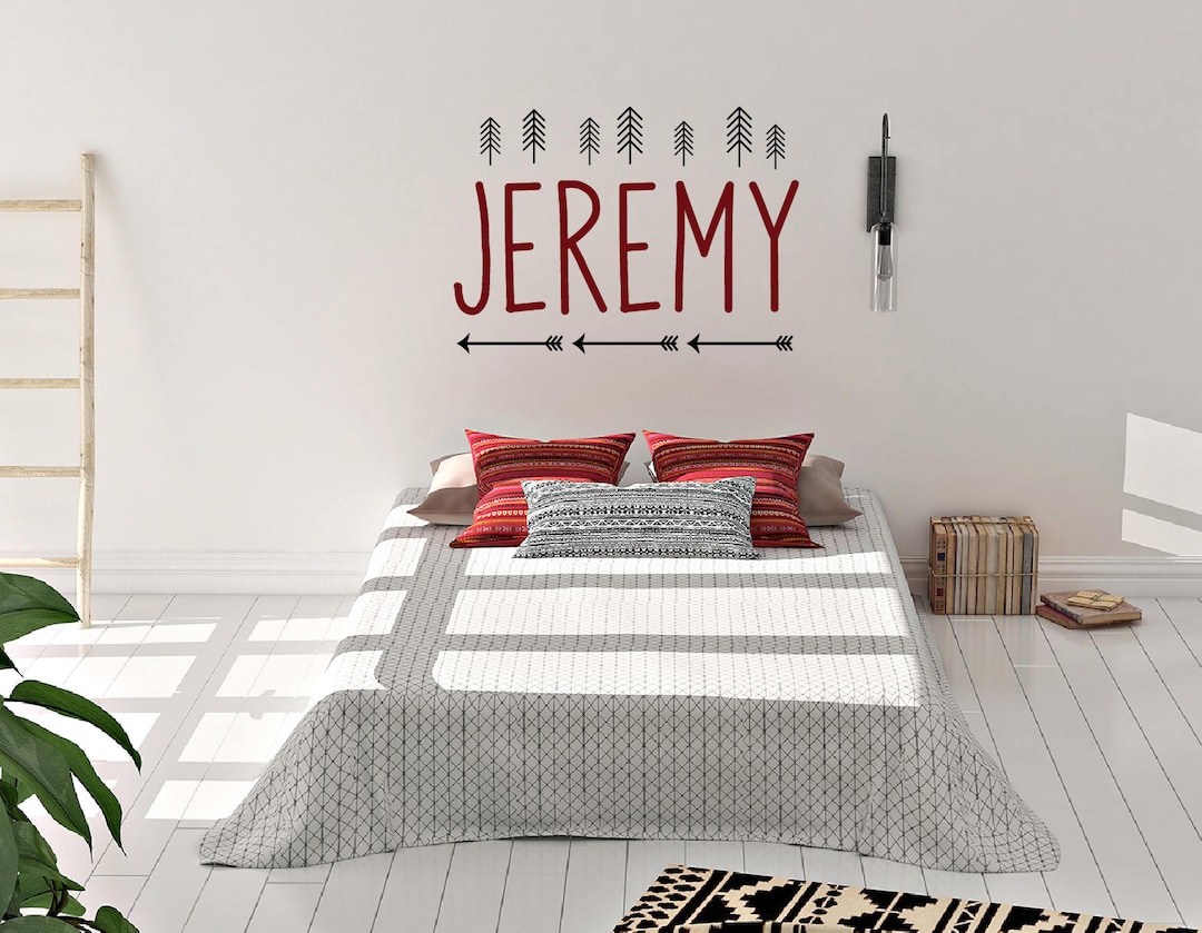 Boys Personalized Wall Decals, Boys Room Decor, Nursery Wall Decal ...