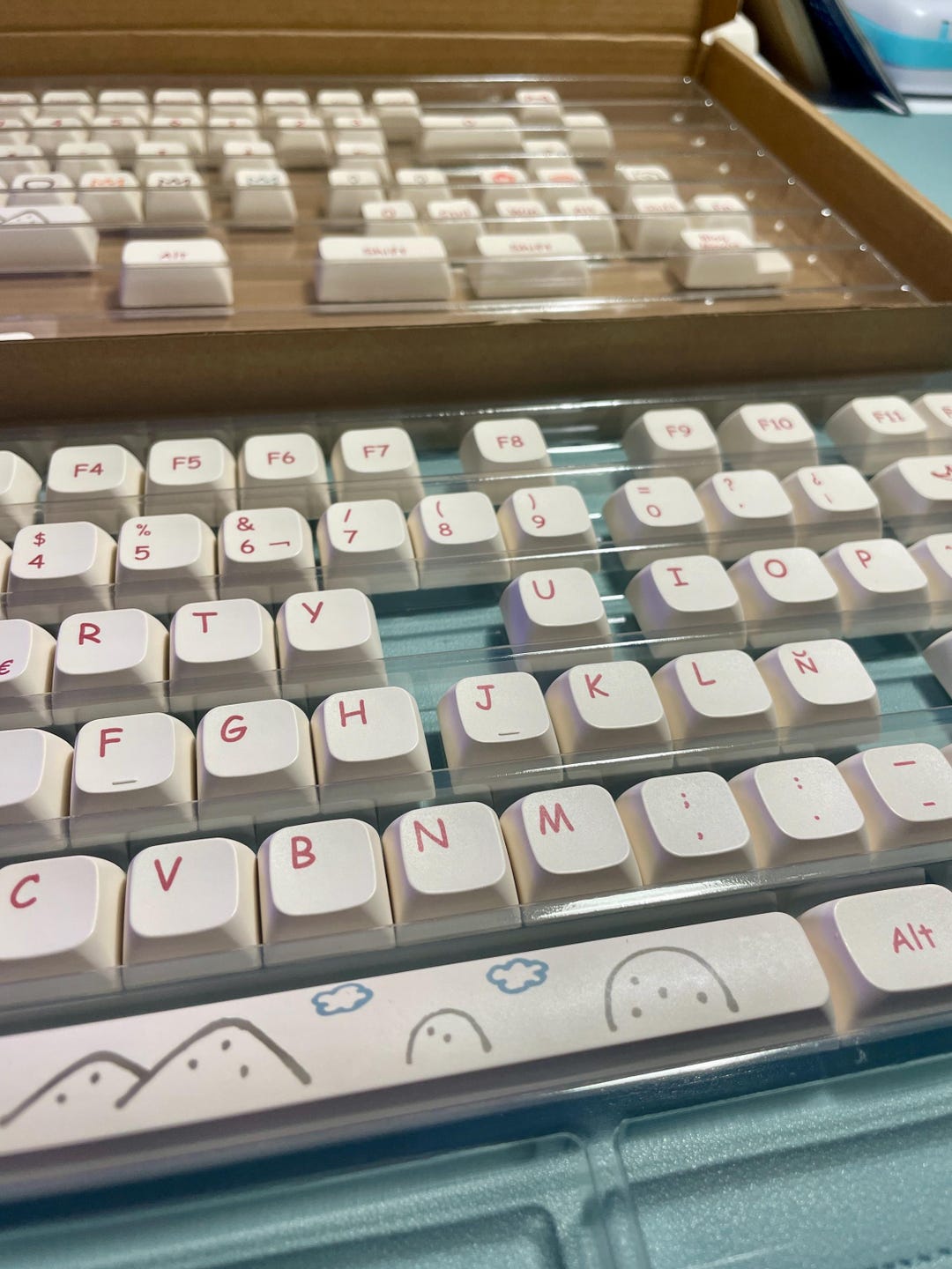 Spanish ISO-ANSI Keycaps for Mechanical Keyboard XDA Profile Graffiti ...