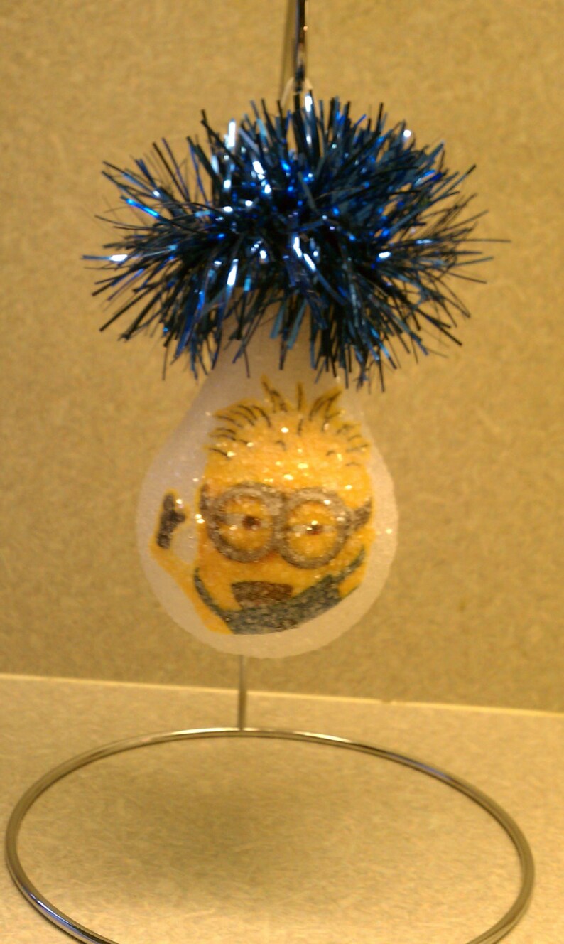 Despicable Me Minion Keepsake Light Bulb Ornament - Etsy