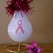 Pink Ribbon Light Bulb Ornament - Etsy