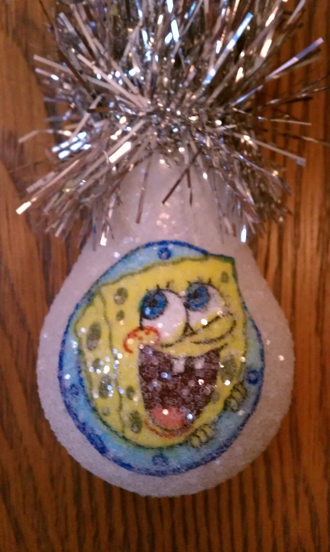 Spongebob Handmade Light Bulb Ornament - Etsy