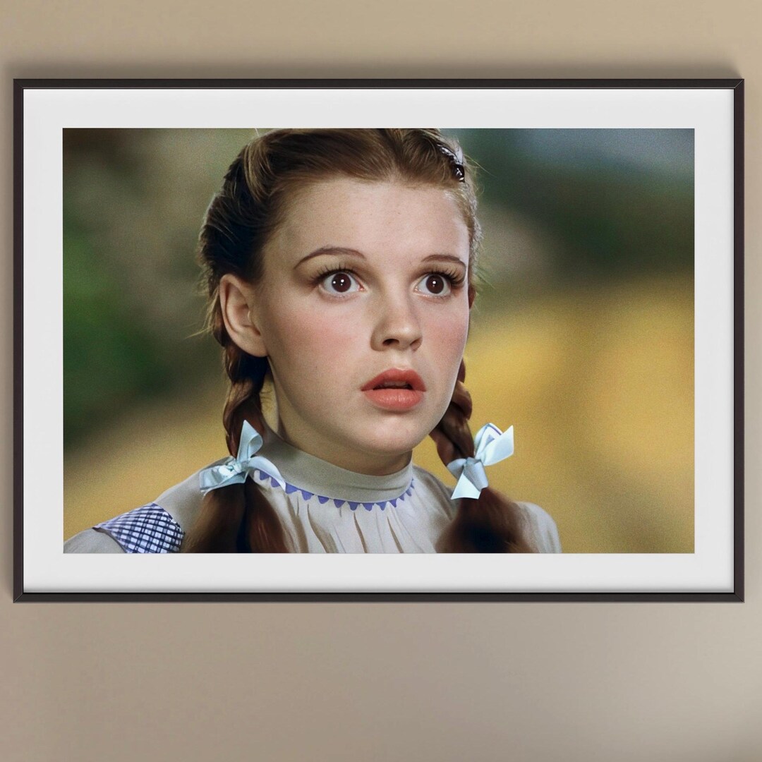 Wizard of Oz Dorthy Judy Garland Color Photo Print Portrait High ...