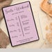 Girls Weekend Itinerary Template Pink Travel Itinerary Weekend Vacation ...