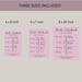 Girls Weekend Itinerary Template Pink Travel Itinerary Weekend Vacation ...