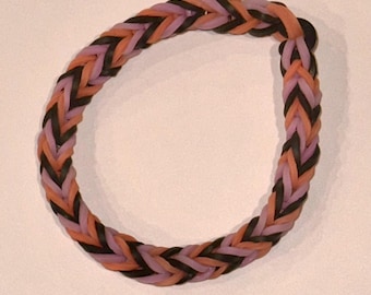 Fishtail Rubber Band Bracelet. Customize Your Colors! - Etsy