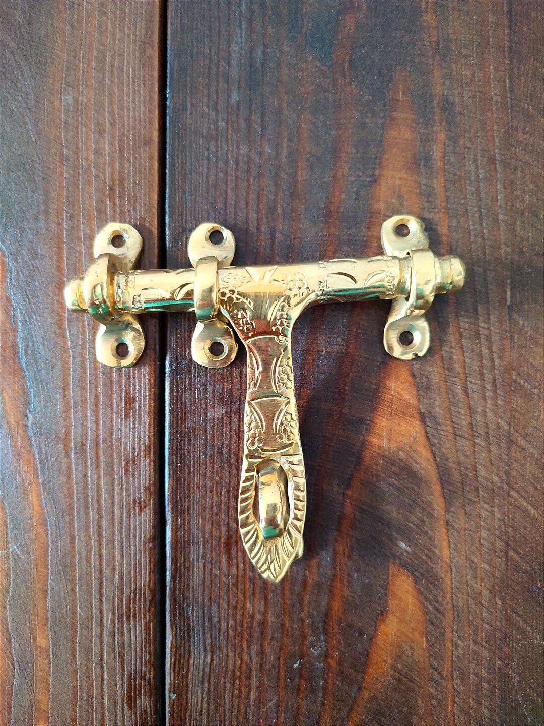 Handcrafted Solid Brass Door Latch , Vintage Moroccan Lock for Cabinets ...