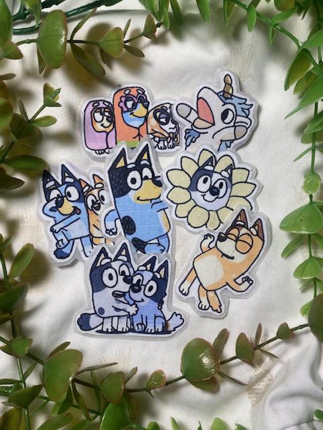 Bluey Theme Sticker 7 Pack - Etsy