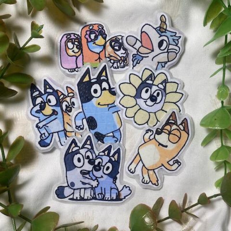 Bluey Stickers - Etsy