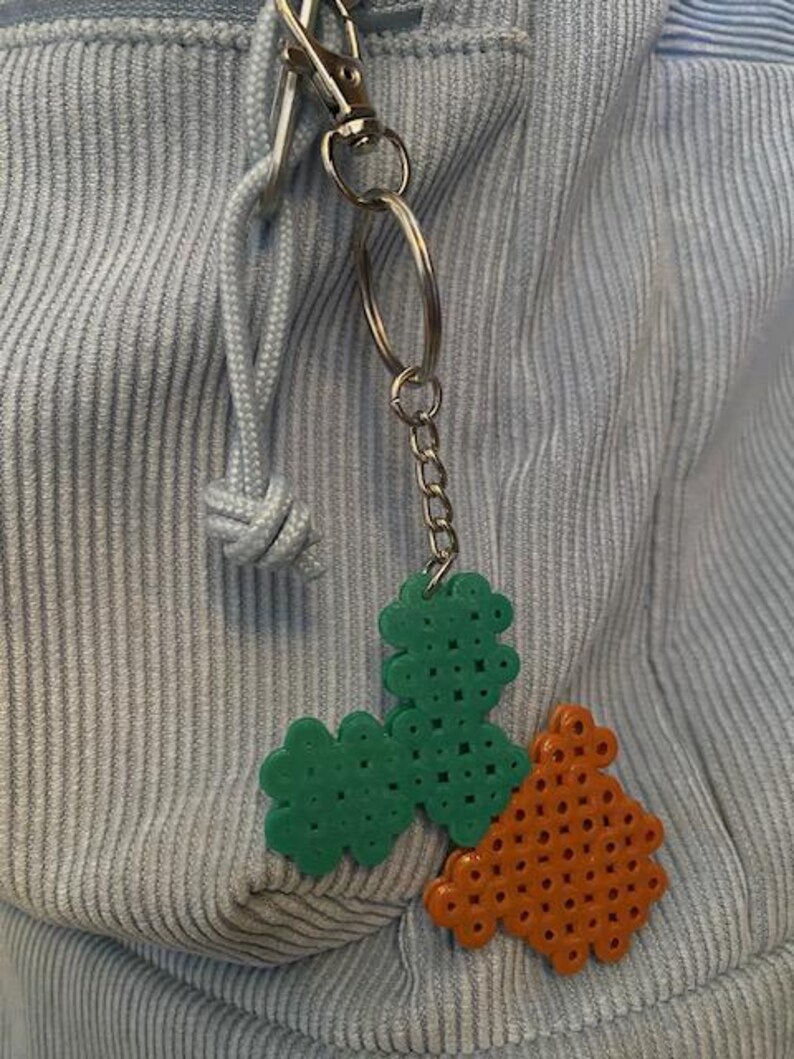 Perler Bead Keychains - Etsy
