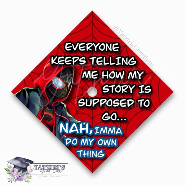Spiderman Graduation - Etsy