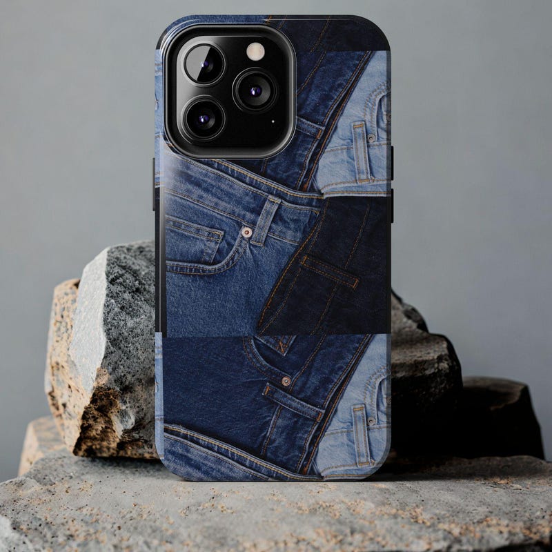 Denim Phone Case - Etsy
