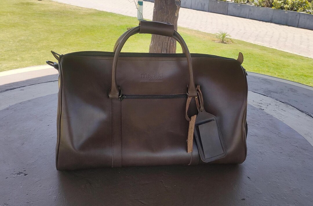Meraki Duffle Bag Tan - Etsy