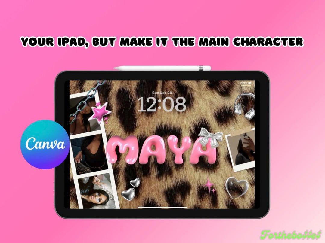Customizable iPad Lockscreen – Main Character Pack - Etsy