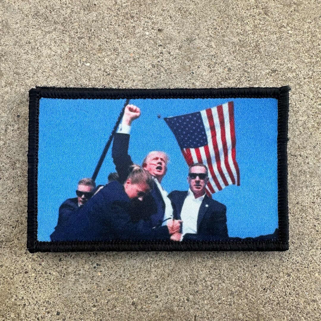 Trump Patch Fighting Fist Make America Great Again - Etsy