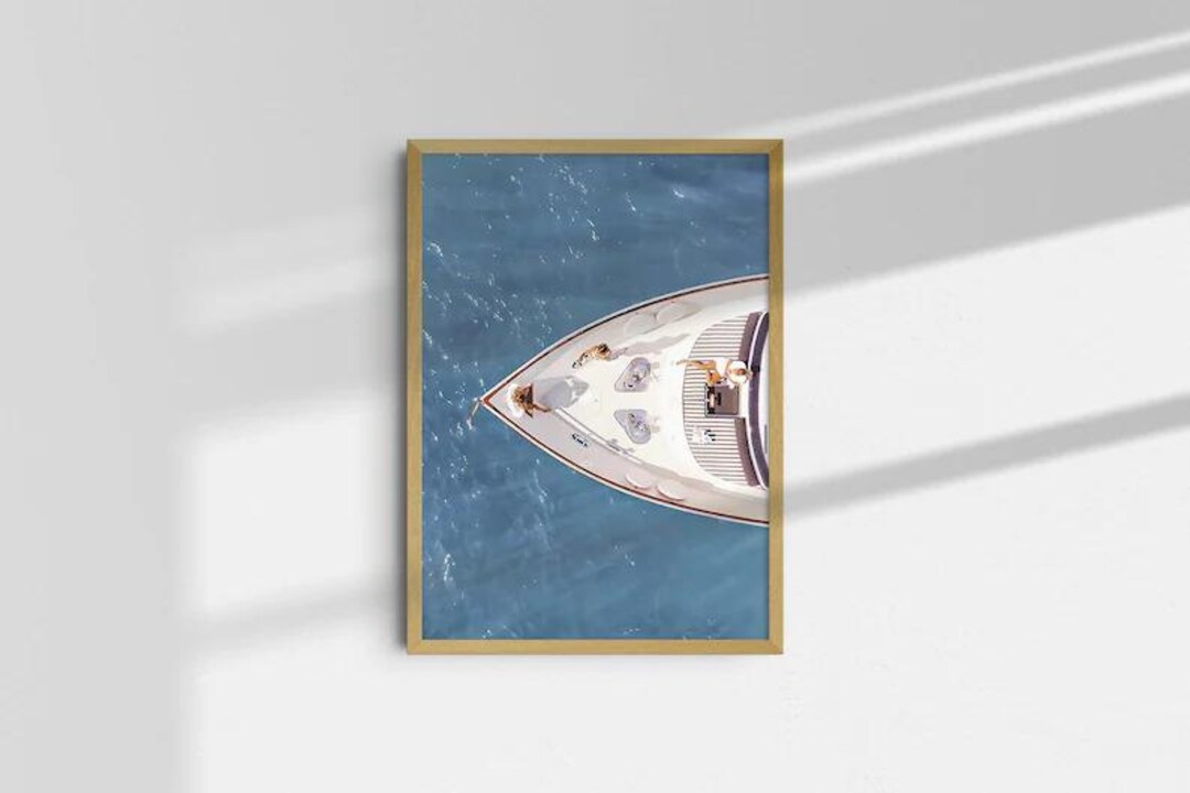 Luxury Yacht Print, Photography Prints, Luxuriy Boat Print, Designer ...