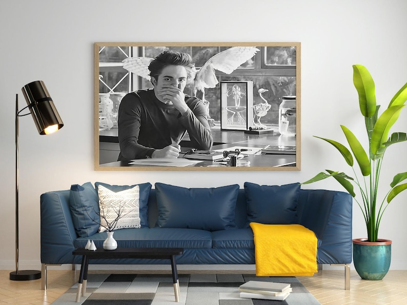 Funny Bathroom Poster, Edward Smell Stinky Face Digital Print, Bathroom ...