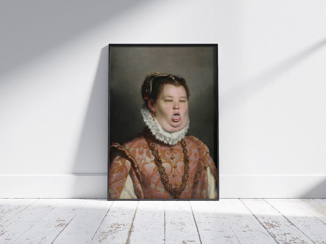 Funny Bathroom Poster, Funny Lady Poster,lady Smell Stinky Face Poster ...