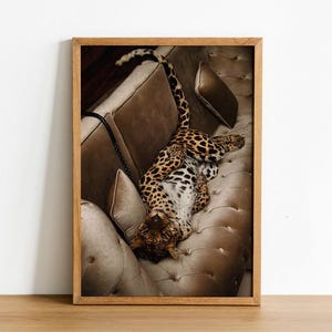 Vintage Leopard Poster, Fashion Poster, Luxury Print, Luxury Leopard ...