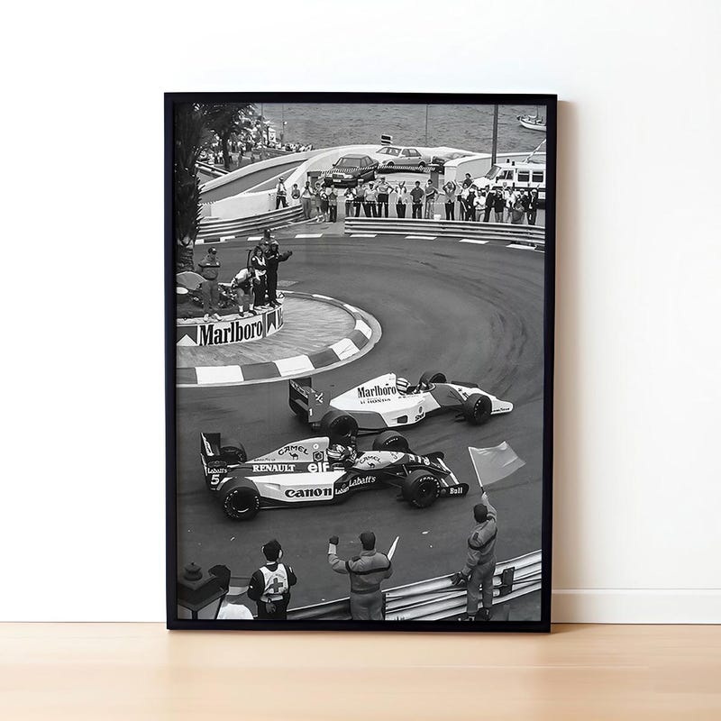 Monaco Race Poster - Etsy