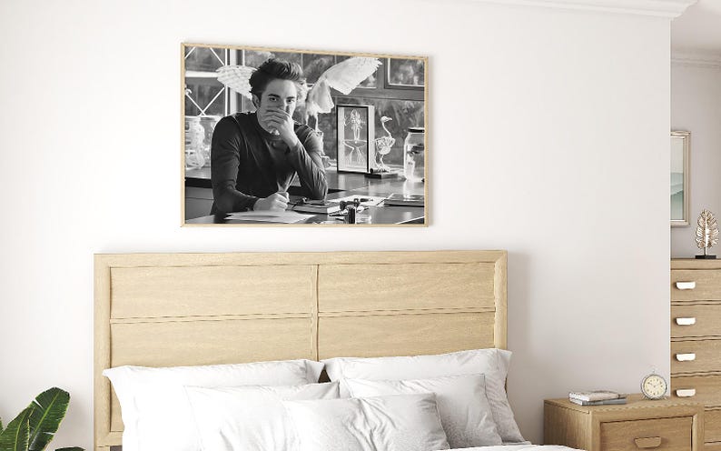 Funny Bathroom Poster, Edward Smell Stinky Face Digital Print, Bathroom ...