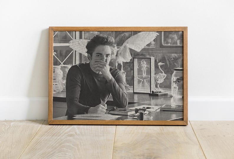 Funny Bathroom Poster, Edward Smell Stinky Face Digital Print, Bathroom ...