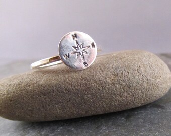 Compass ring | Etsy
