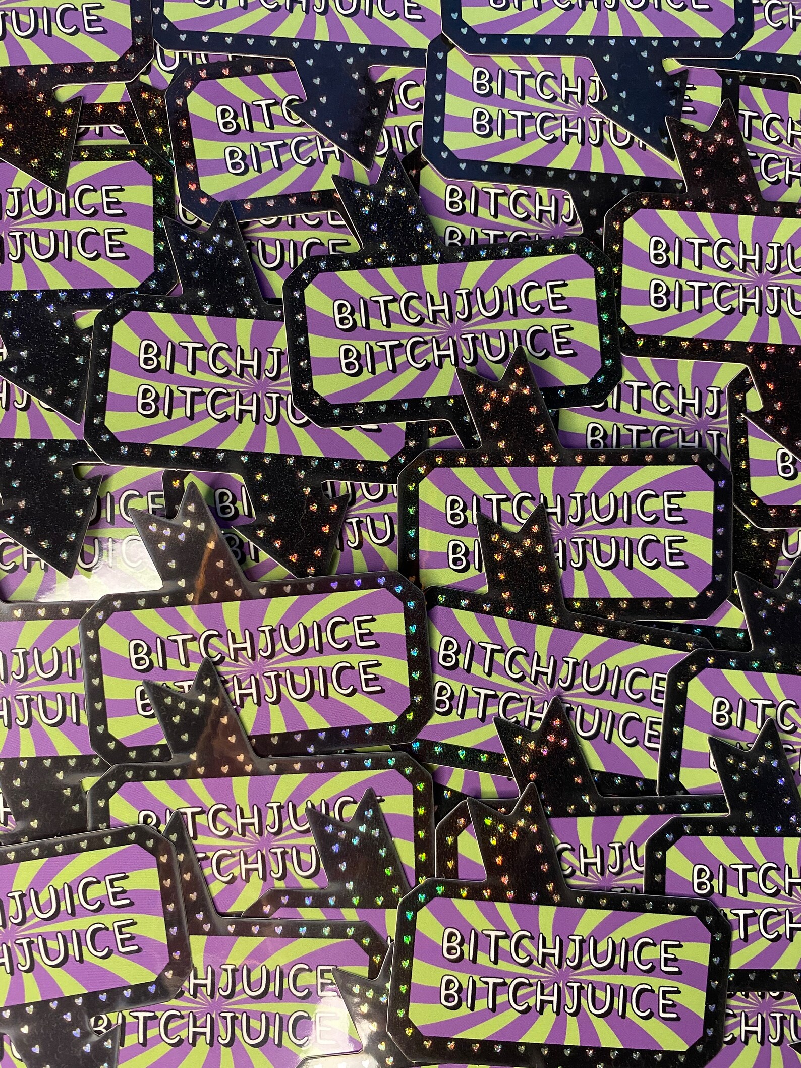 Beetlejuice Sticker Beetlejuice Glitter Sticker Glitter Vinyl Sticker ...
