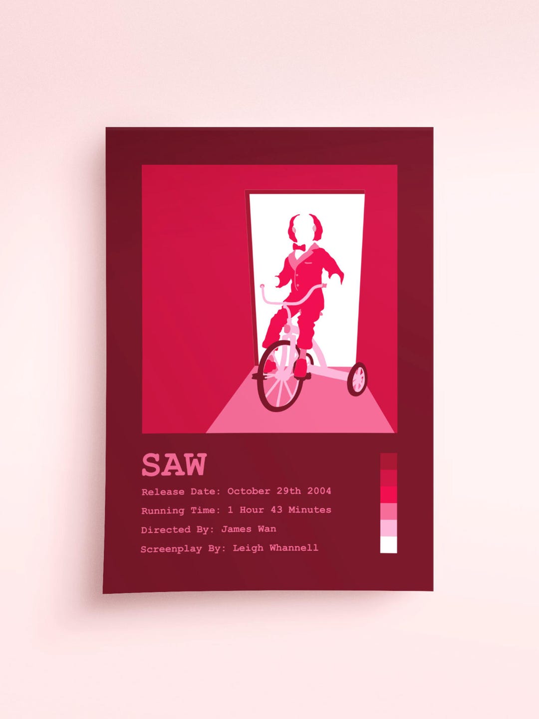 Billy the Puppet Art Print | Saw Movie Art Print | Girly Horror Print ...