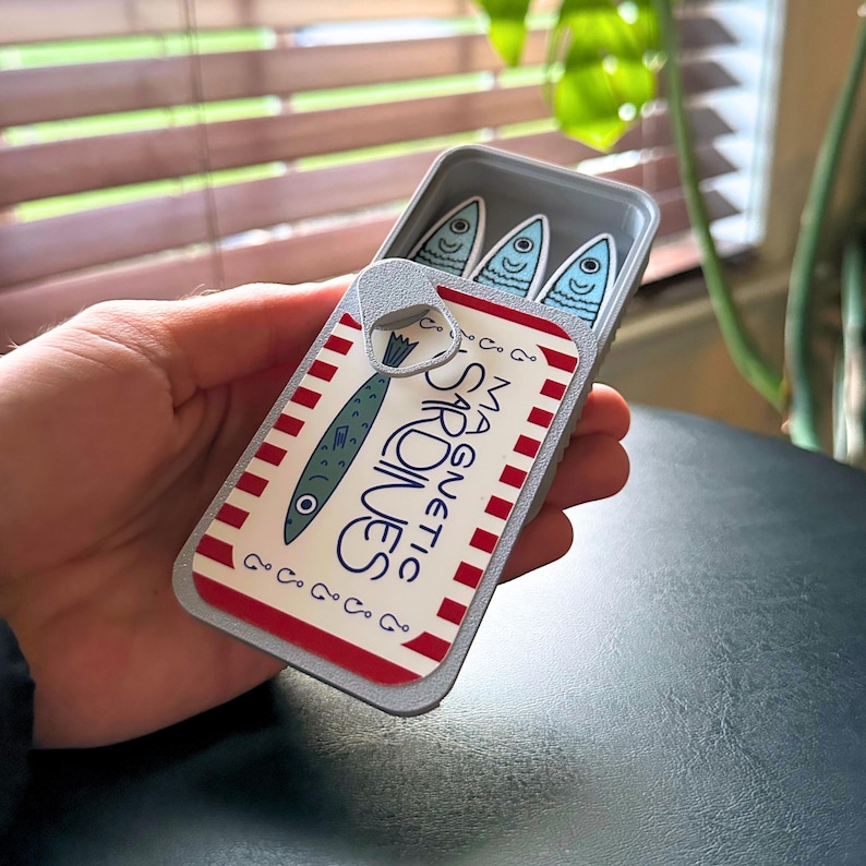 Custom Sardine Tin 3D Printed Nautical Summer Gift for Mom Vintage ...