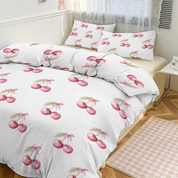 Cherries Bedding - Etsy Australia