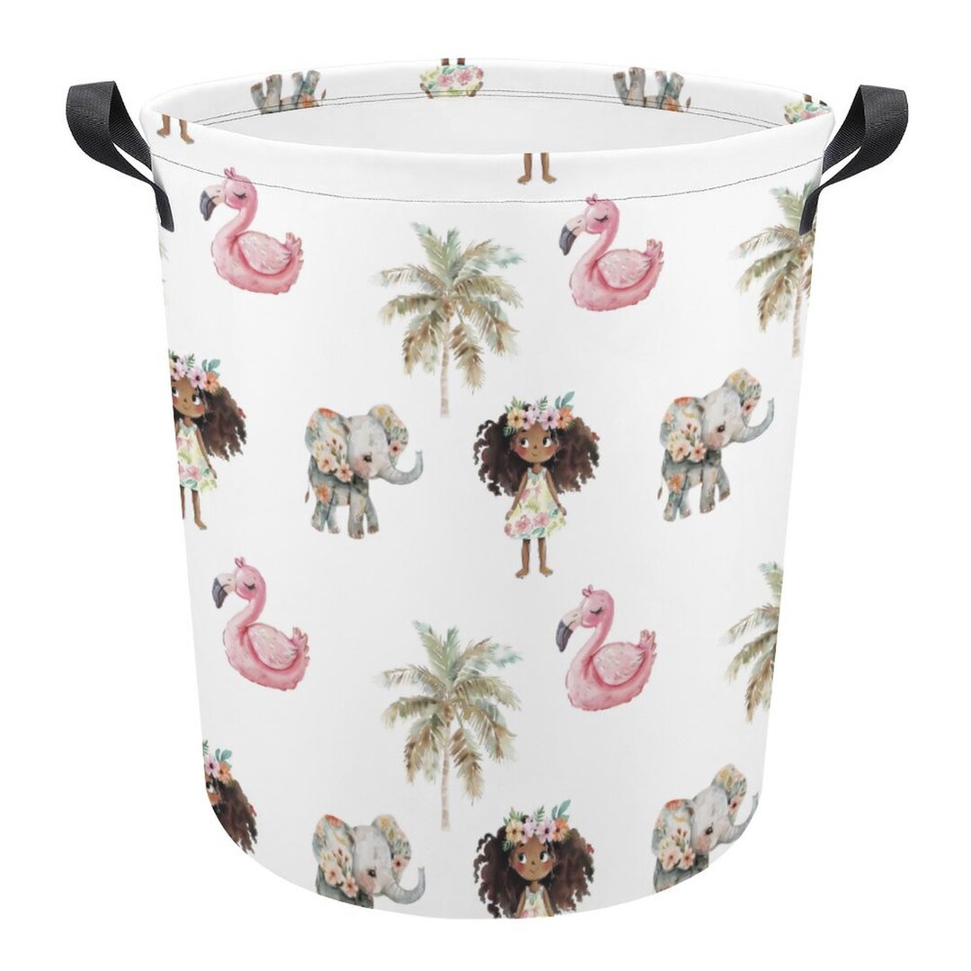 Collapsible Laundry Basket, Hamper, Aloha Princess Hamper, Girls ...