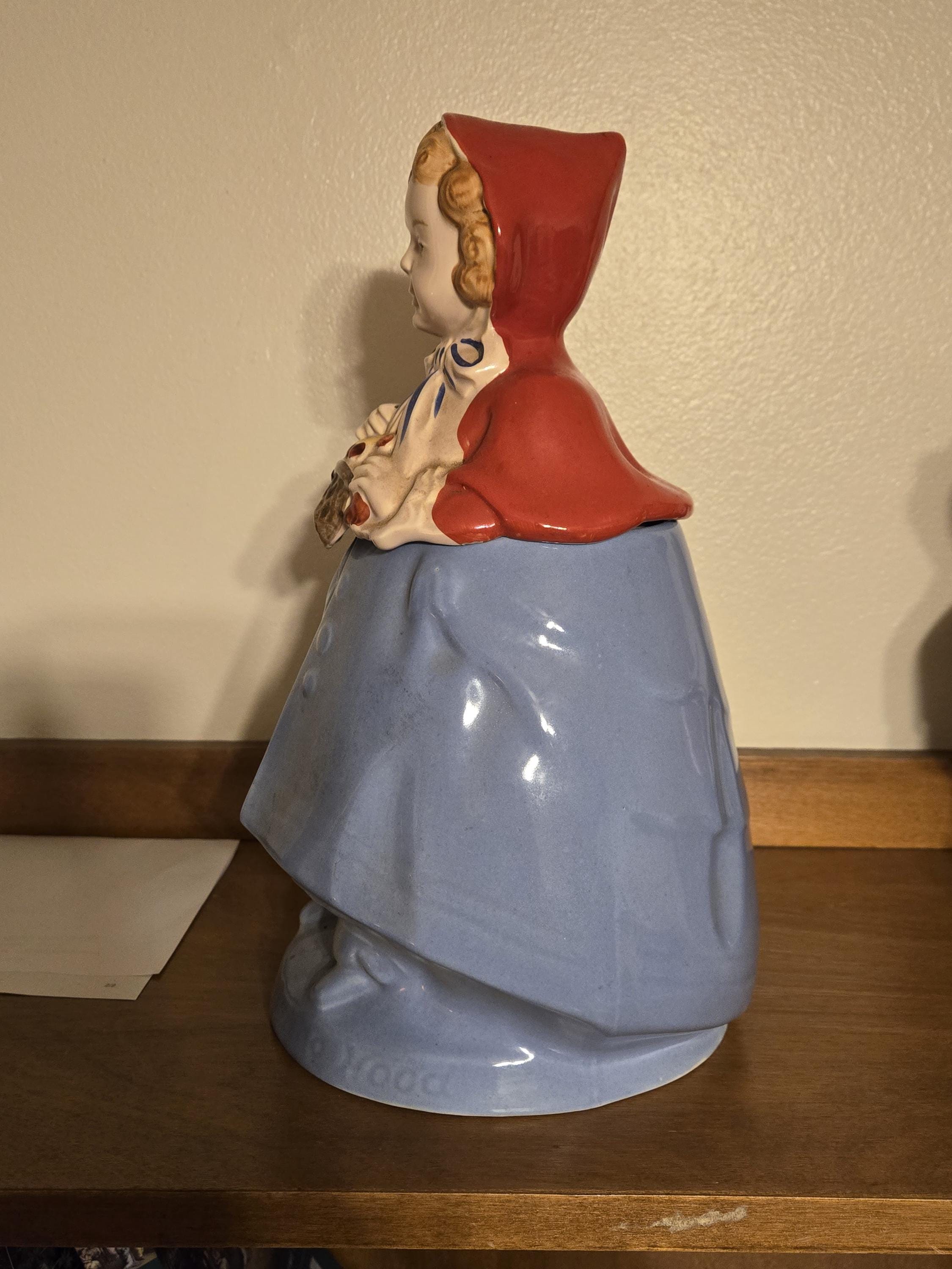 Little Red Riding Hood Cookie Jar, 1940s - Etsy