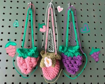 Crochet Fruit Pouches - Etsy