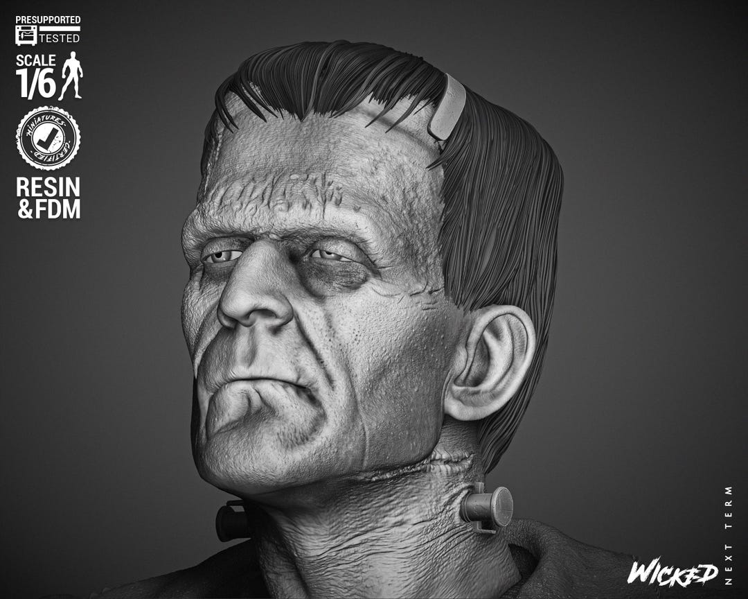 Frankenstein Stl Files for 3d Printing - Etsy UK