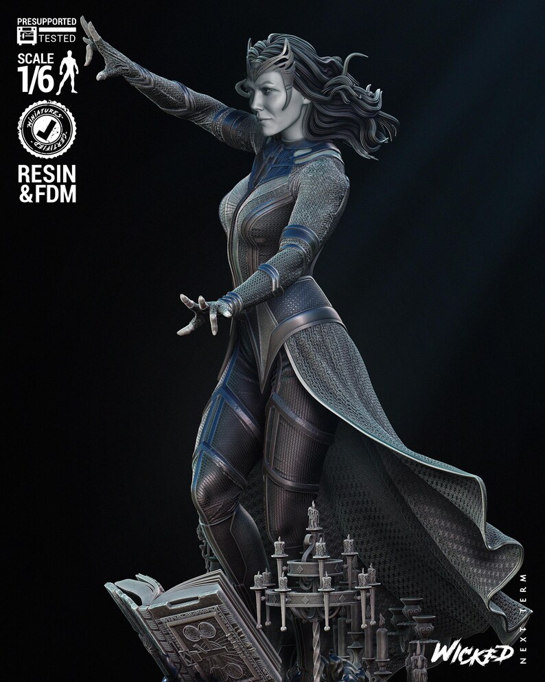 Scarlet Witch Stl Files for 3d Printing - Etsy
