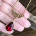 Hidden Treasure Time Travel Outlander Inspired Ruby Necklace Gift for ...