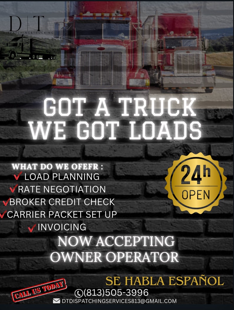 Editable Dispatch Flyer Template - Etsy