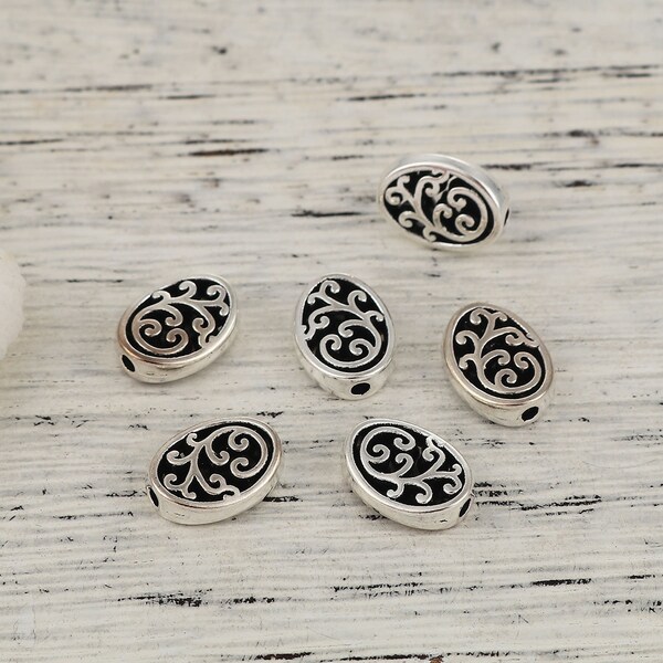 Antique Silver Beads - Etsy