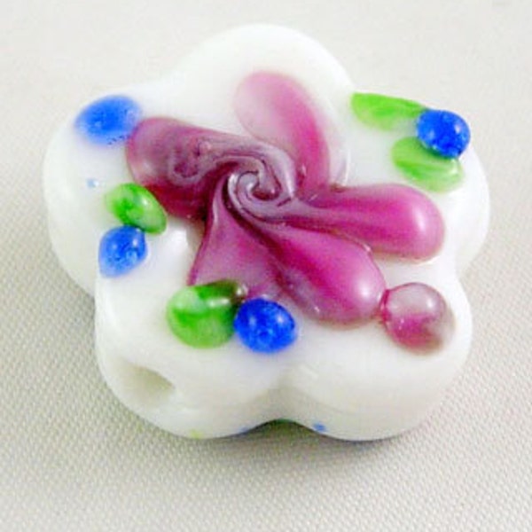 Lampwork Flower - Etsy
