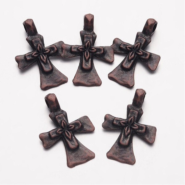 Copper Cross - Etsy