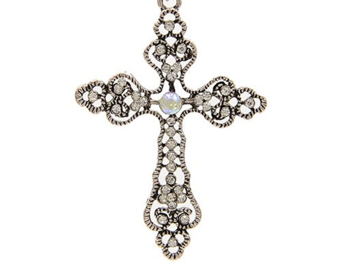 Rhinestone Cross Clear Sold Individually PND109 - Etsy